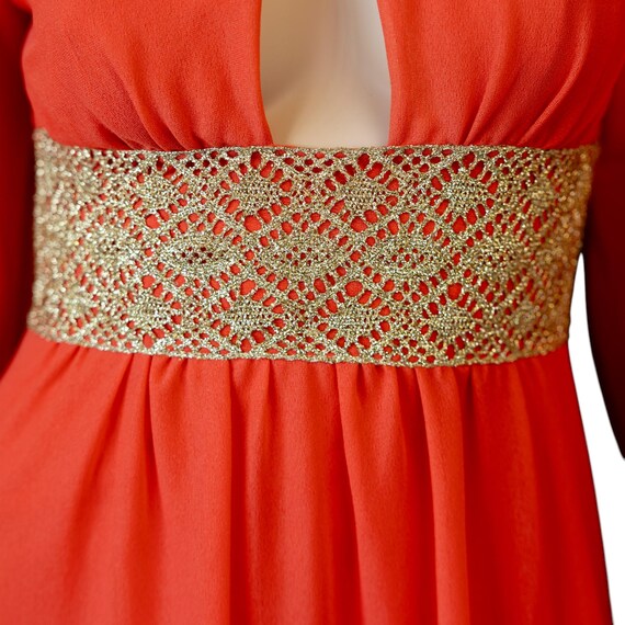 Vintage Divine 70s OSTI Nylon Crepe Balloon Sleeve Co… - Gem