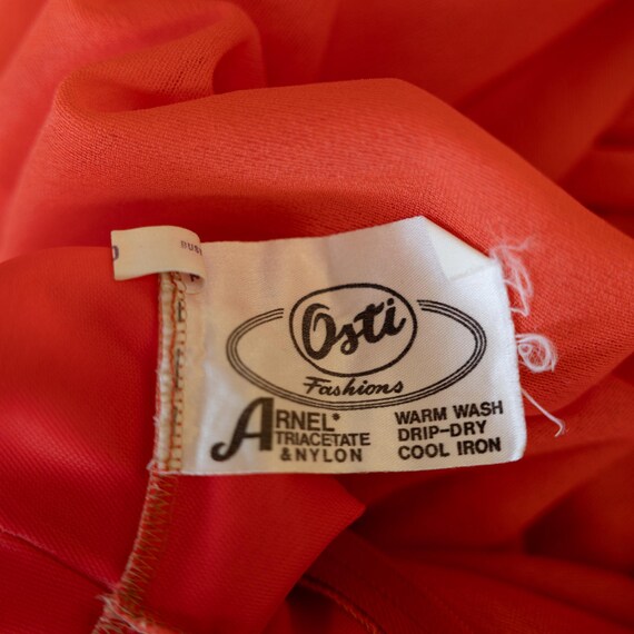 Vintage Divine 70s OSTI Nylon Crepe Balloon Sleeve Co… - Gem