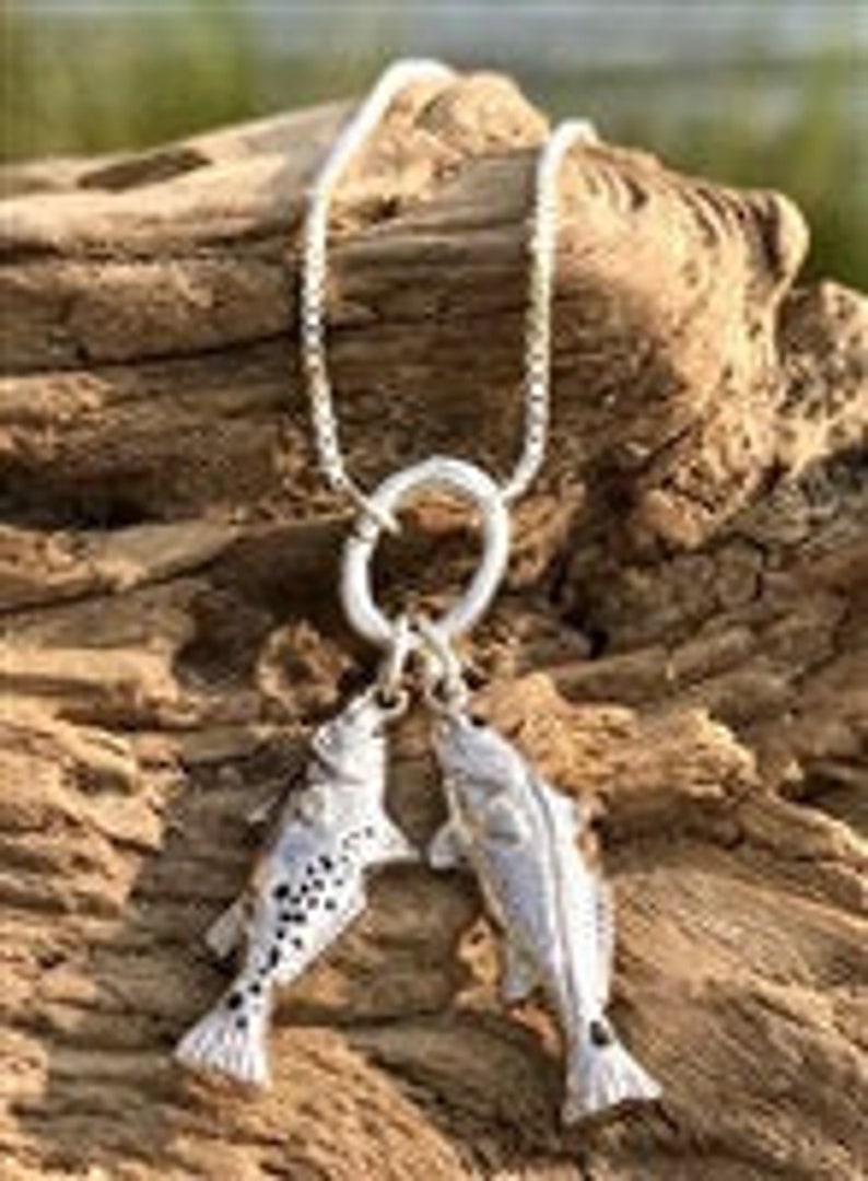Redfish or Trout Charm - Etsy