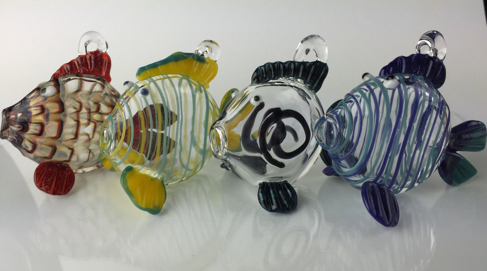 Deluxe Glass Fish Ornament - Mto - Etsy
