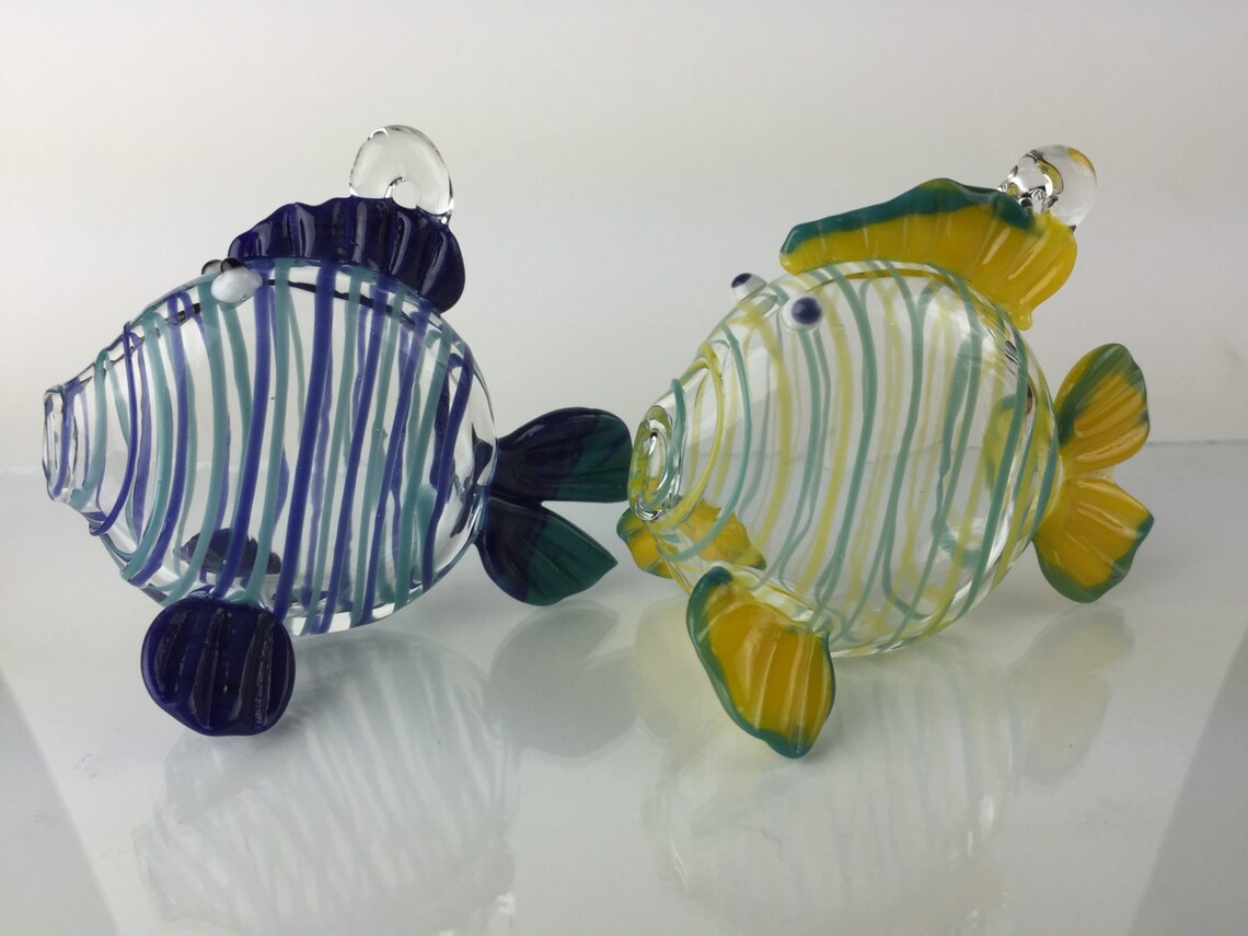 Deluxe Glass Fish Ornament - Mto - Etsy