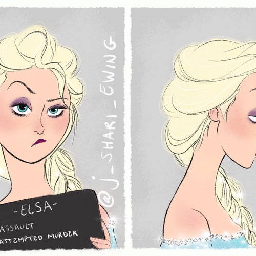 Princess Mugshots Ariel - Etsy