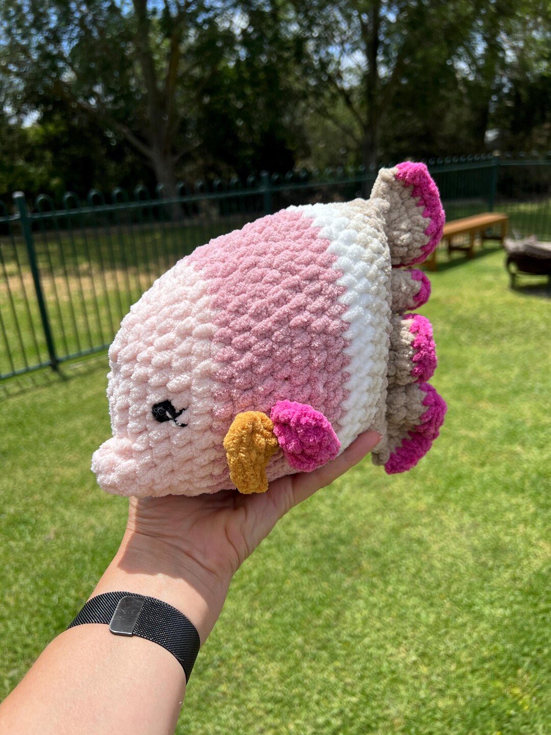 Handmade Crochet Bellamy the Fish Plush Toy. - Etsy