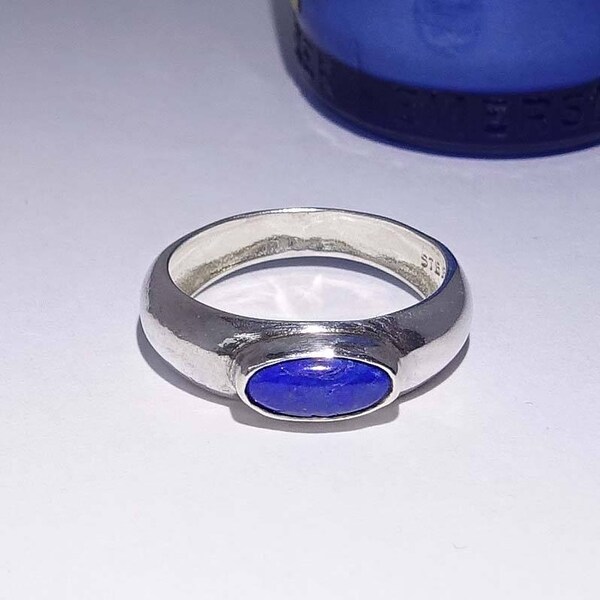 Cobalt Blue Ring - Etsy