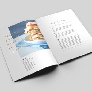 Modish - Modern Cookbook Indesign Template - Etsy