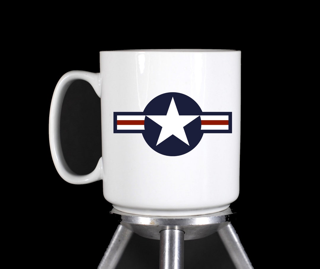 US Air Force Roundel Personalized Coffee Mug (dishwasher Safe Thermal ...
