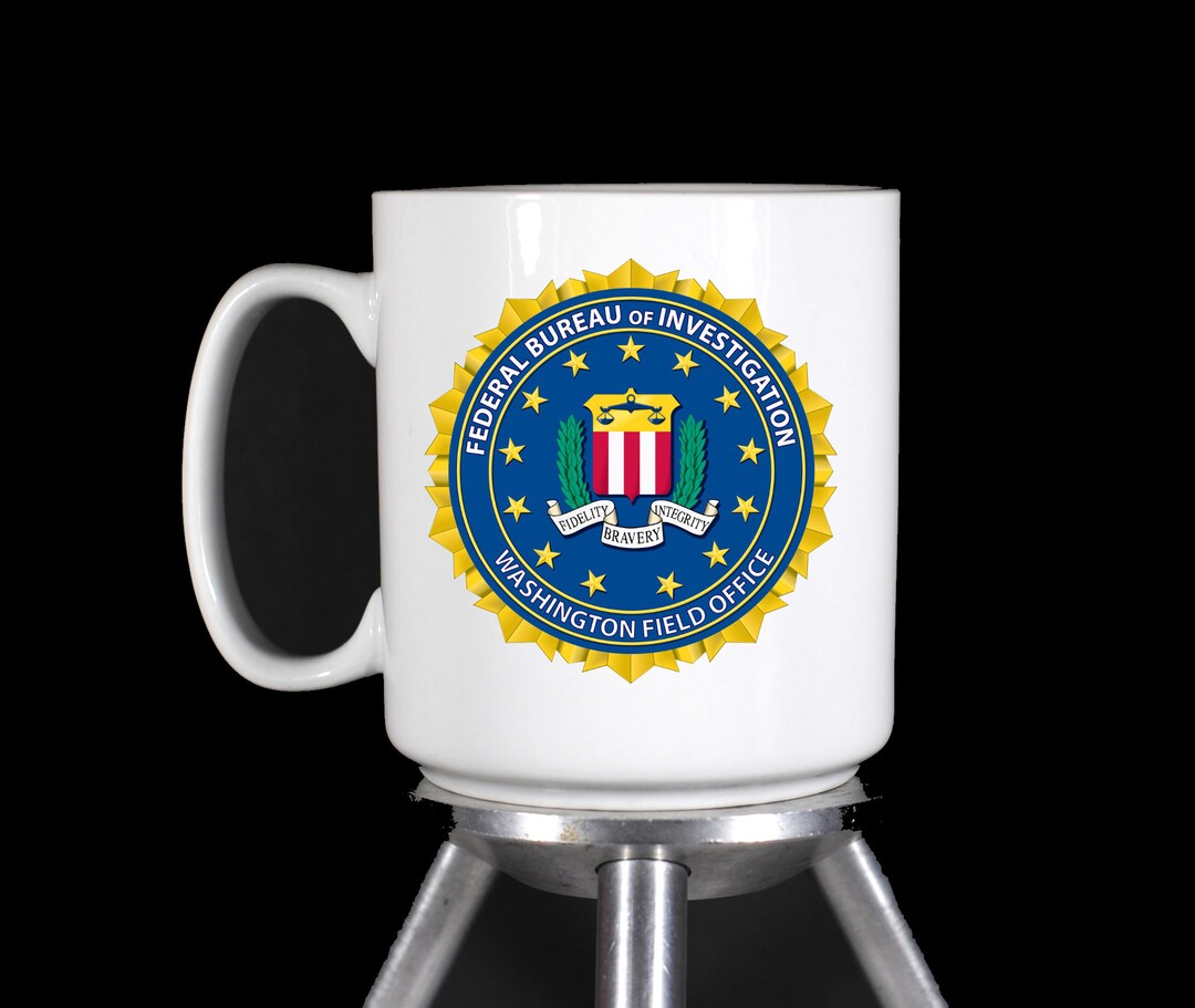 FBI Washington Field Office Double Sided - Dishwasher Safe Thermal ...