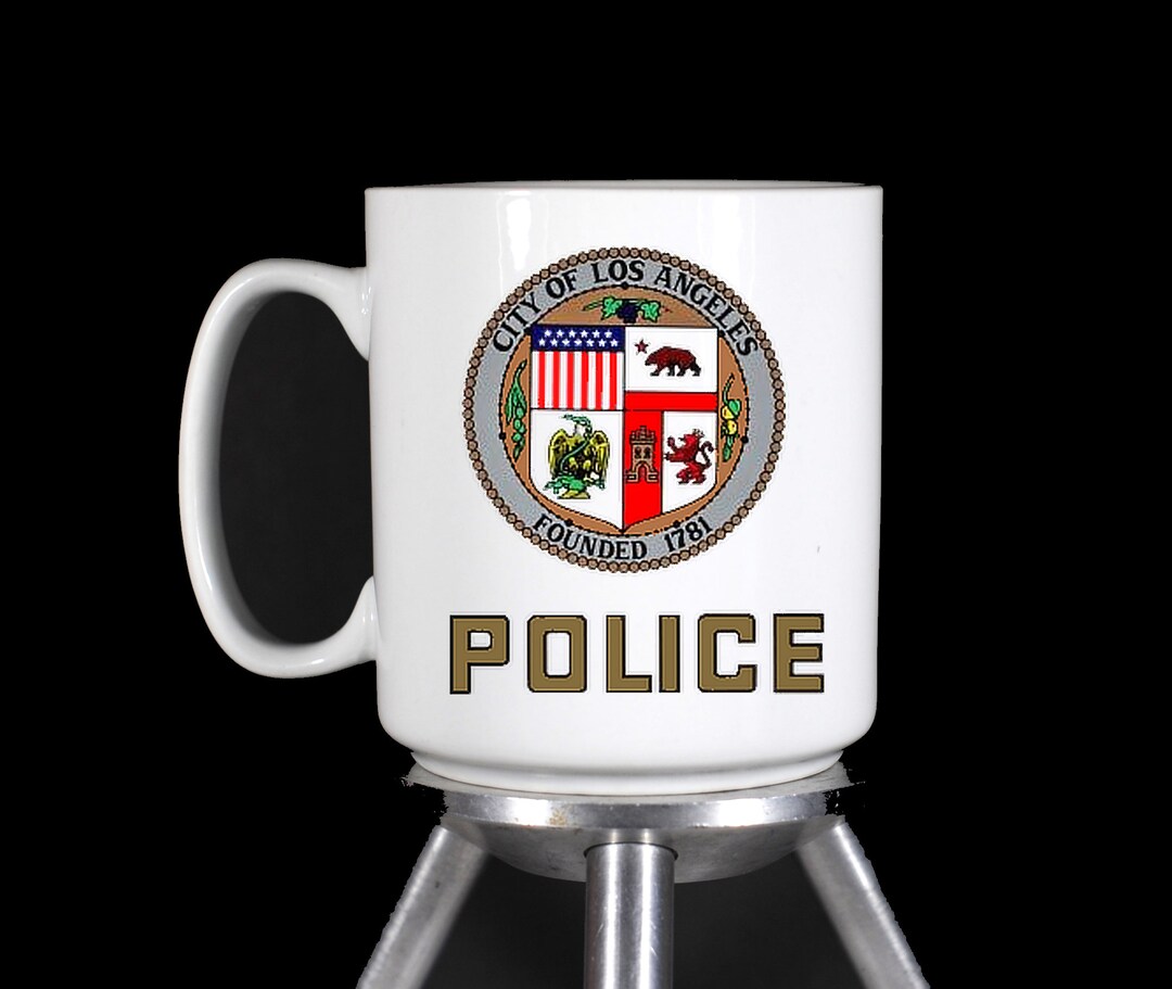 LAPD Personalized Custom Coffee Mugs Latte Mugs Shot Glasses Water ...