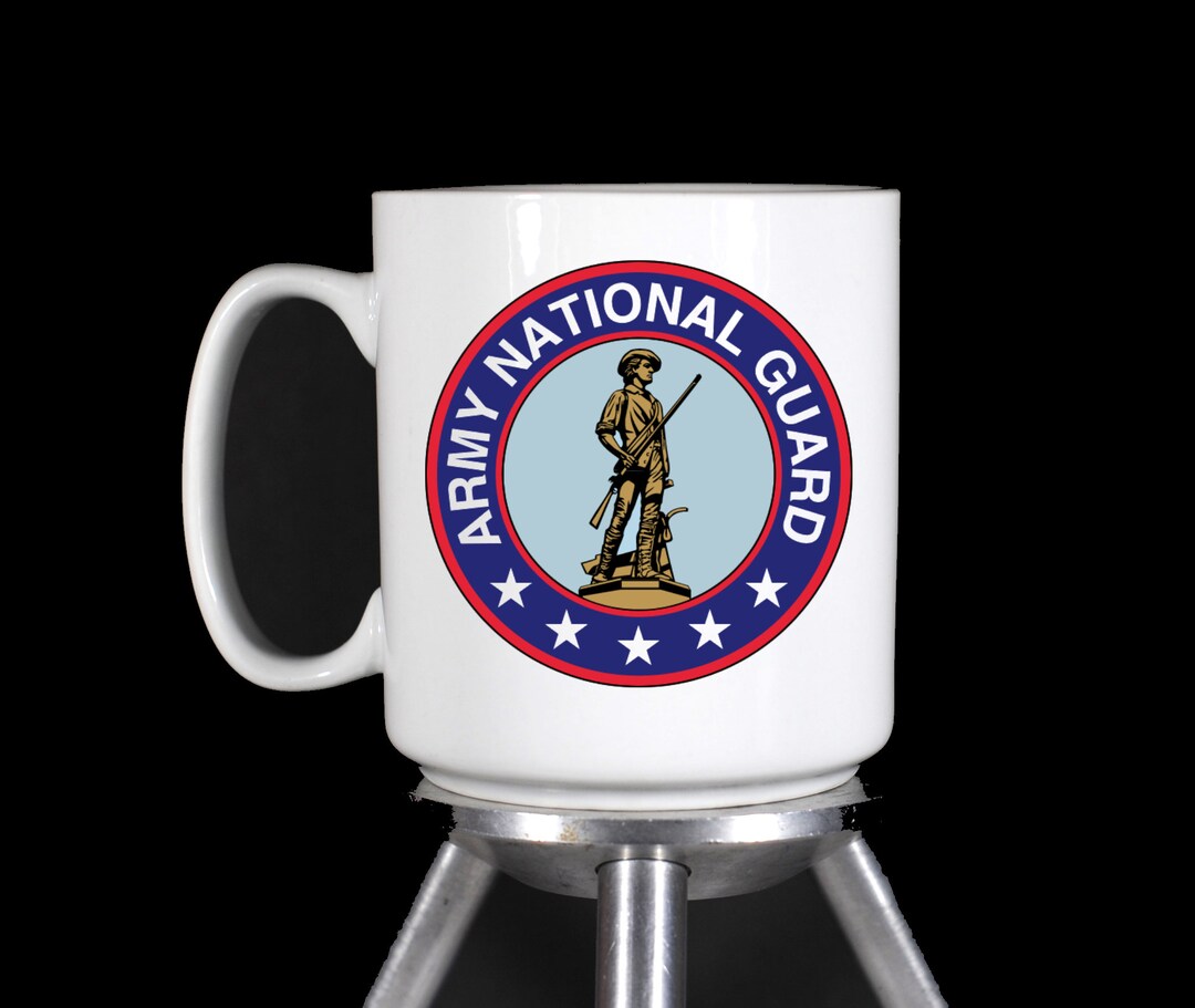 Army National Guard Personalized Custom Coffee Mugs Shot Glasses Water ...