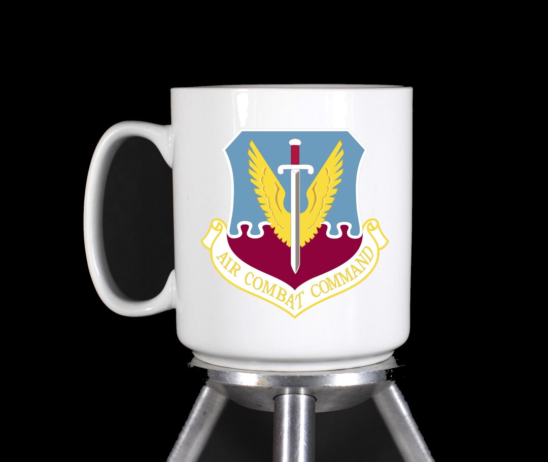 US Air Force Air Combat Command Personalized Coffee Mug (dishwasher ...