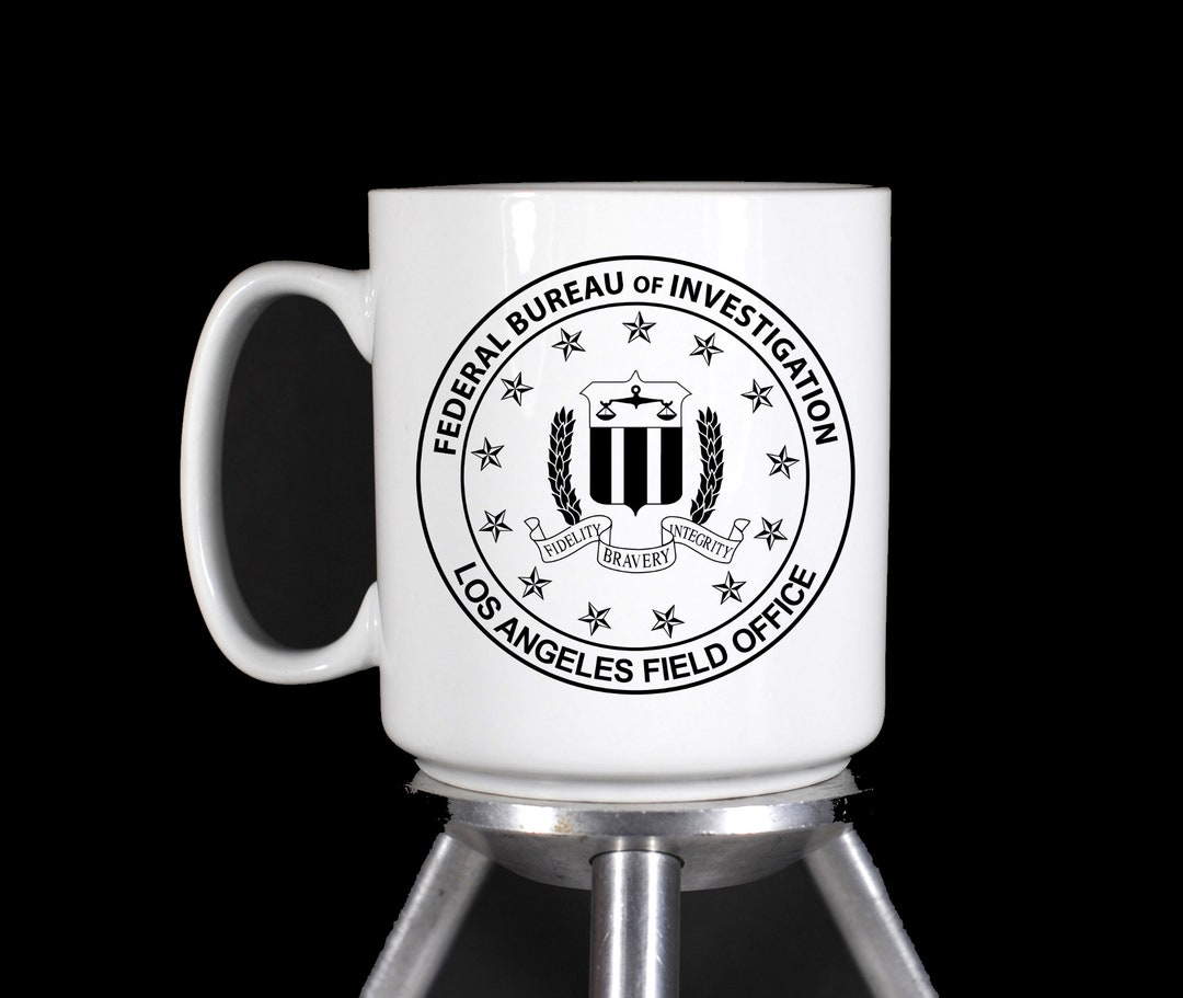 FBI Los Angeles Field Office White Ceramic Coffee Mugs double - Etsy