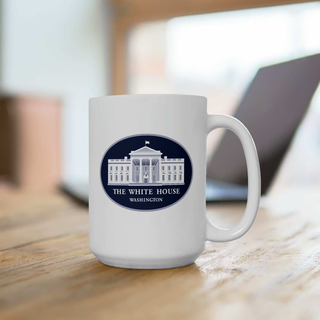The White House Coffee Mug Double Sided White Ceramic 15oz by ...