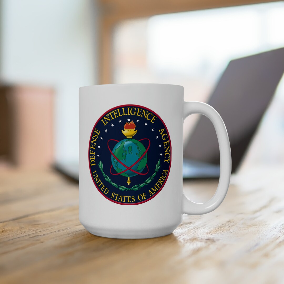 US Defense Intelligence Agency Coffee Mug Double Sided White Ceramic ...