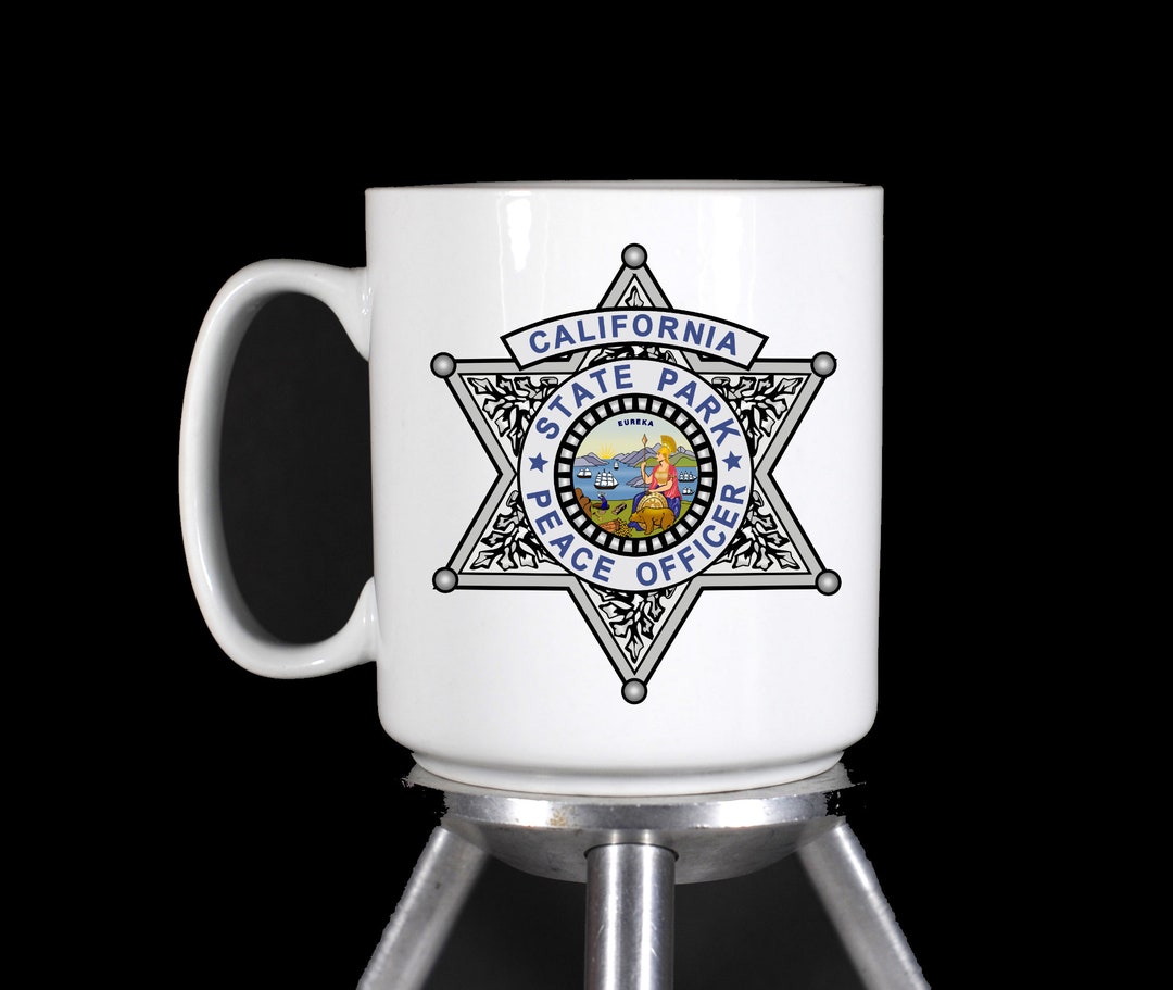California State Parks Ranger Badge - Thermal Printed Dishwasher Safe ...