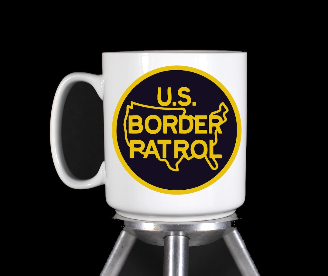US Border Patrol Seal Personalized Coffee Mugs & Water Bottles ...