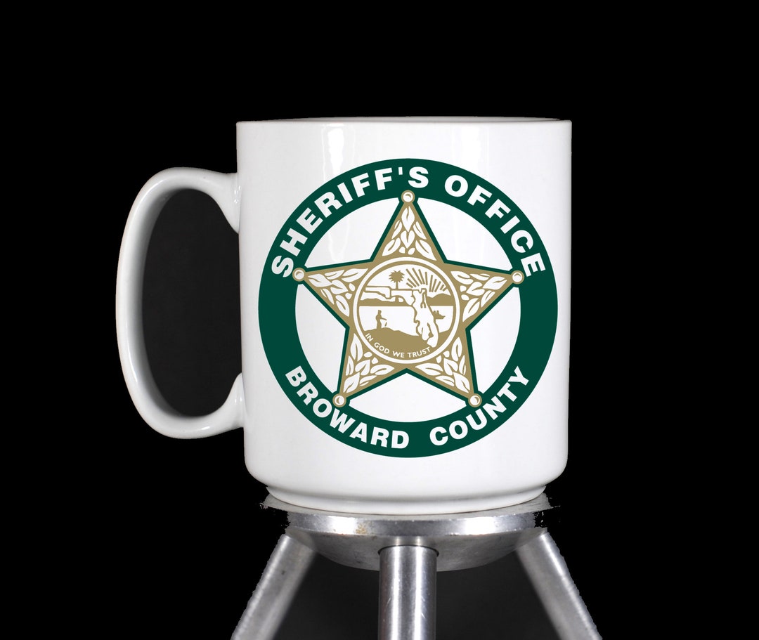 Broward County Sheriff Personalized Coffee Mugs and Water Bottles ...