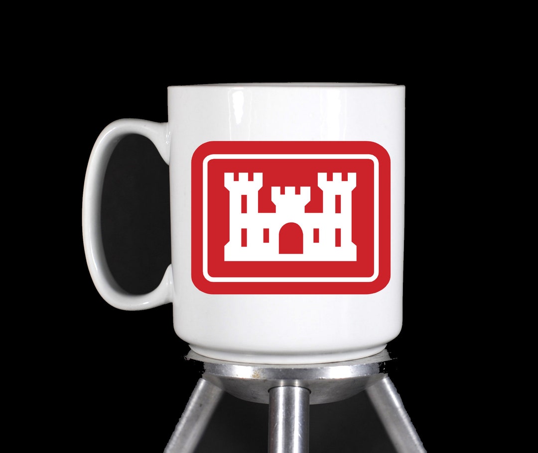 US Army Corps of Engineers Personalized Coffee Mug (dishwasher Safe ...