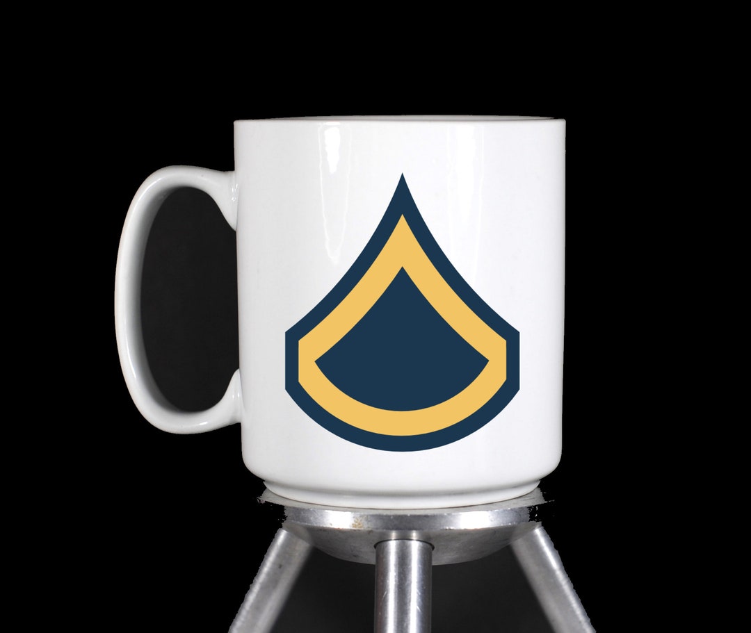 US Army Private First Class (E-3) Personalized Coffee Mug (dishwasher ...