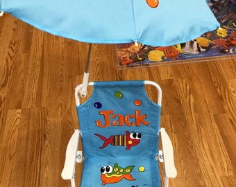 Baby Beach Chair With Mermaid Under the Sea Design - Personalized - Etsy