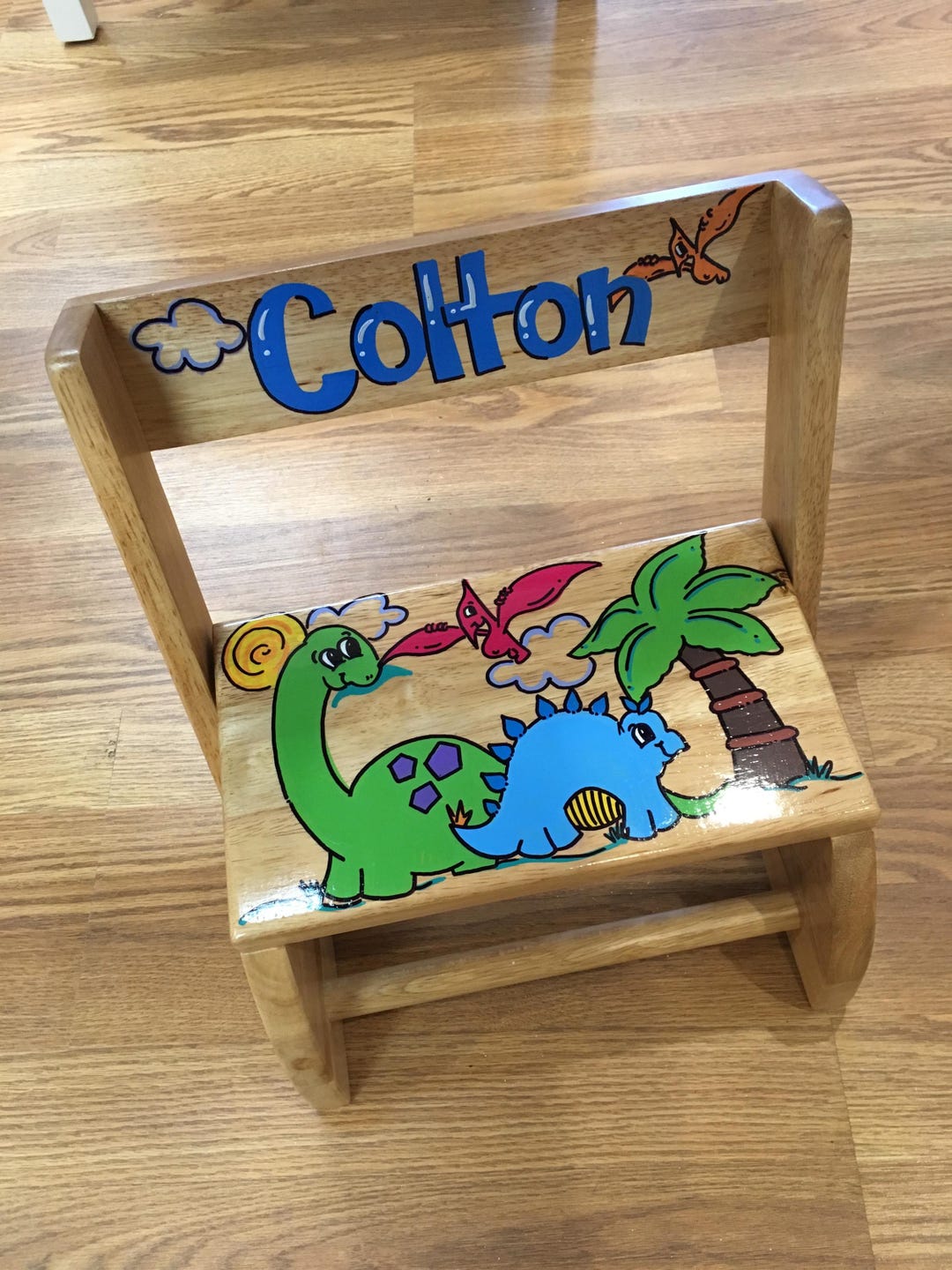 Small Flip Stool- Transportation Design - Etsy