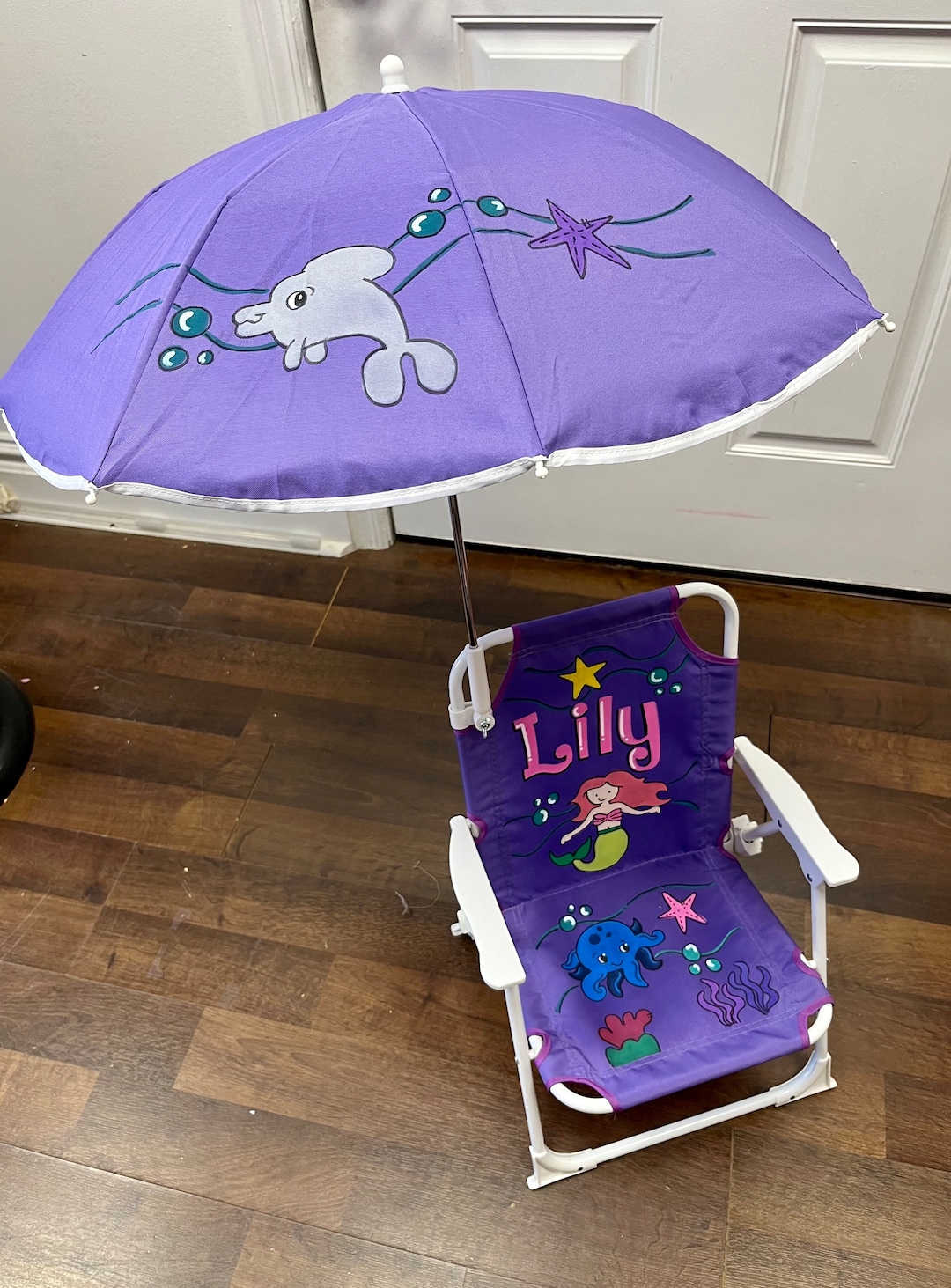 Baby Beach Chair With Mermaid Under the Sea Design - Etsy