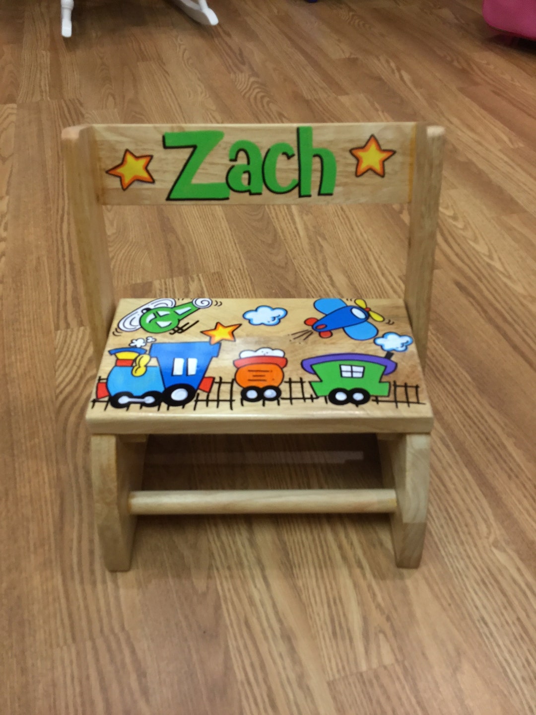 Small Flip Stool- Transportation Design - Etsy