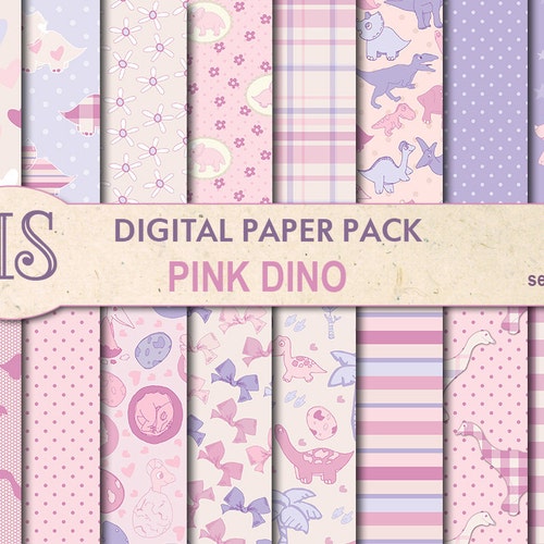 Romantic Digital Paper Pack Love Planner Stickers Valentine | Etsy