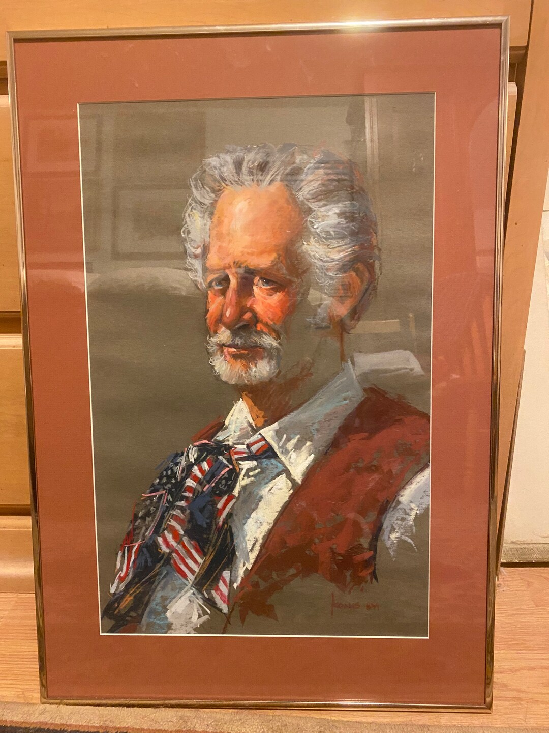 Sam by Ben Konis Pastel Painting From the Southwest - Etsy