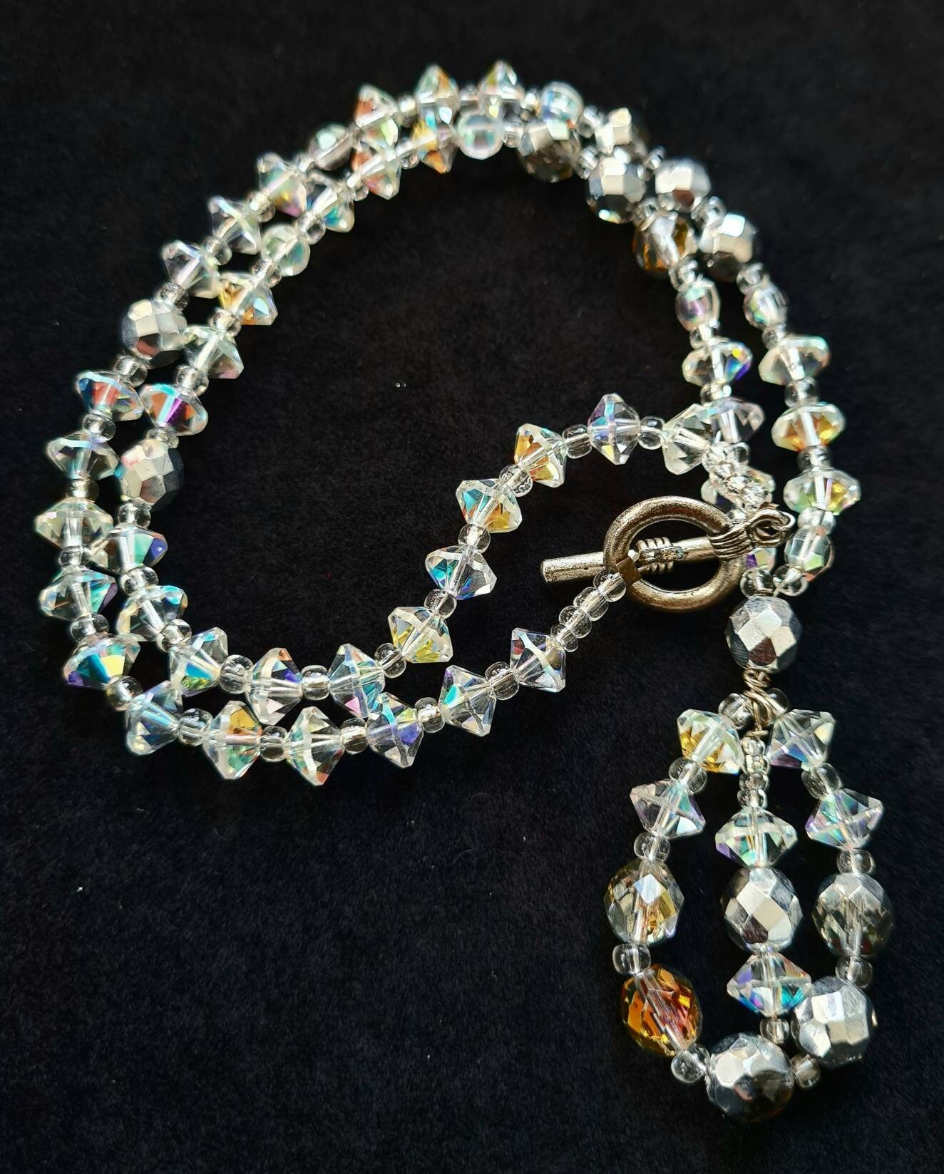 Unusual 'two' Sided Crystal With 1950's AB Saucer - Etsy