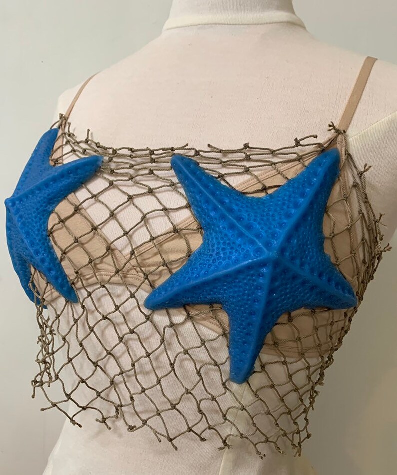 Blue silicone mermaid top | Etsy