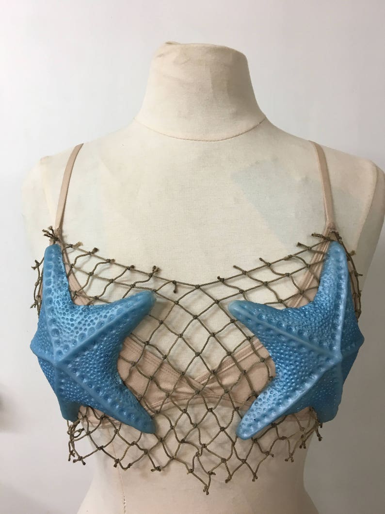 Blue silicone mermaid top | Etsy