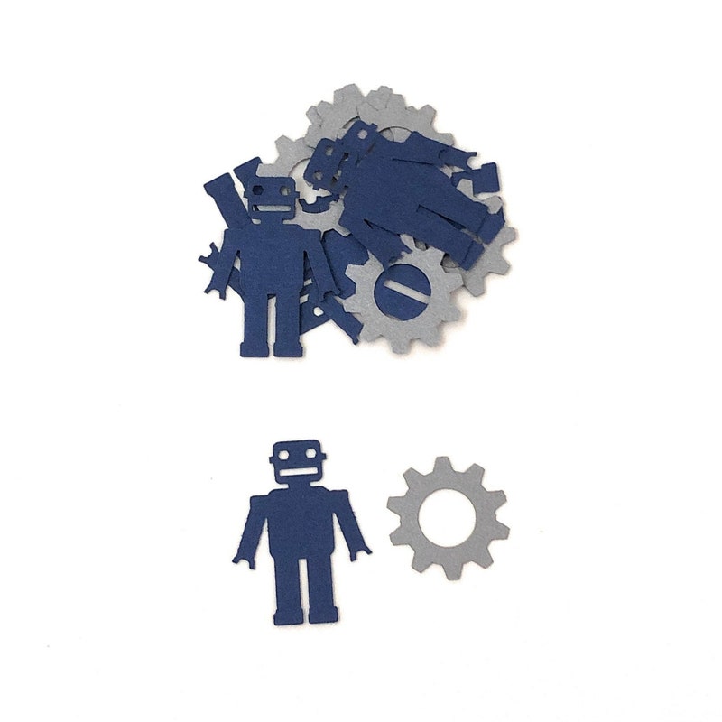 Robot and Gears - Etsy