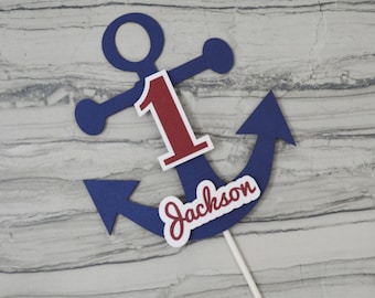 Nautical cake topper | Etsy