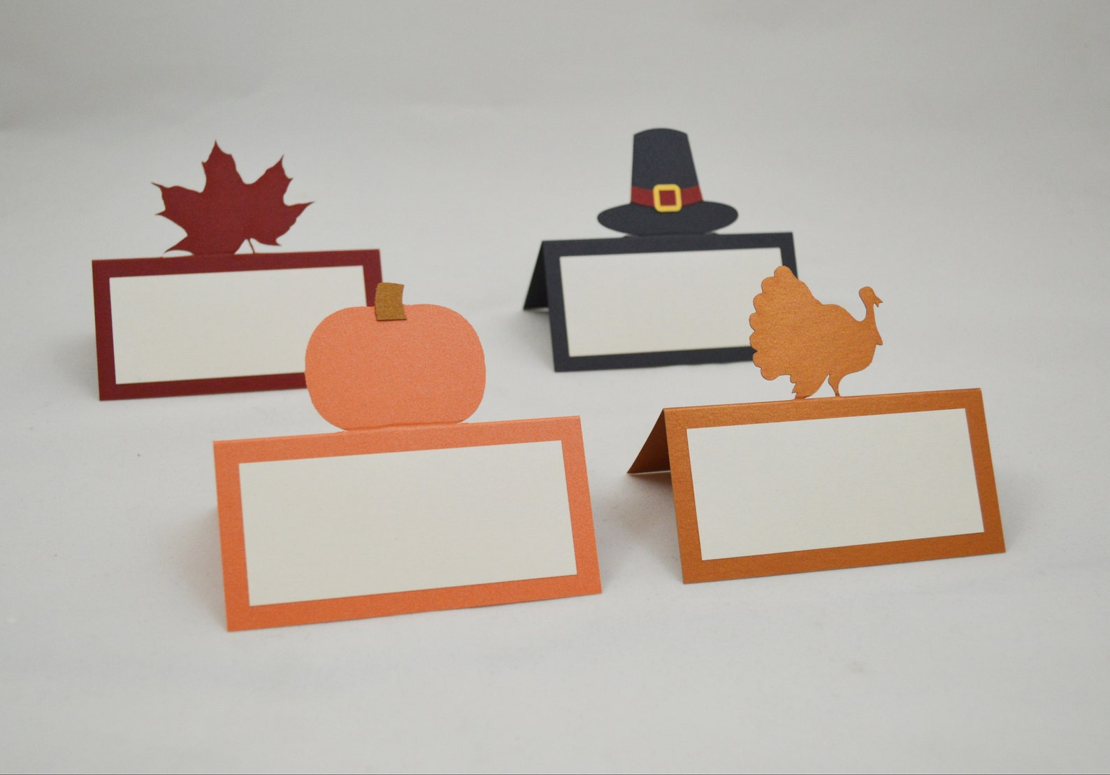 Thanksgiving Place Cards - Set of 12 - Fall Party Decoration - Autumn ...