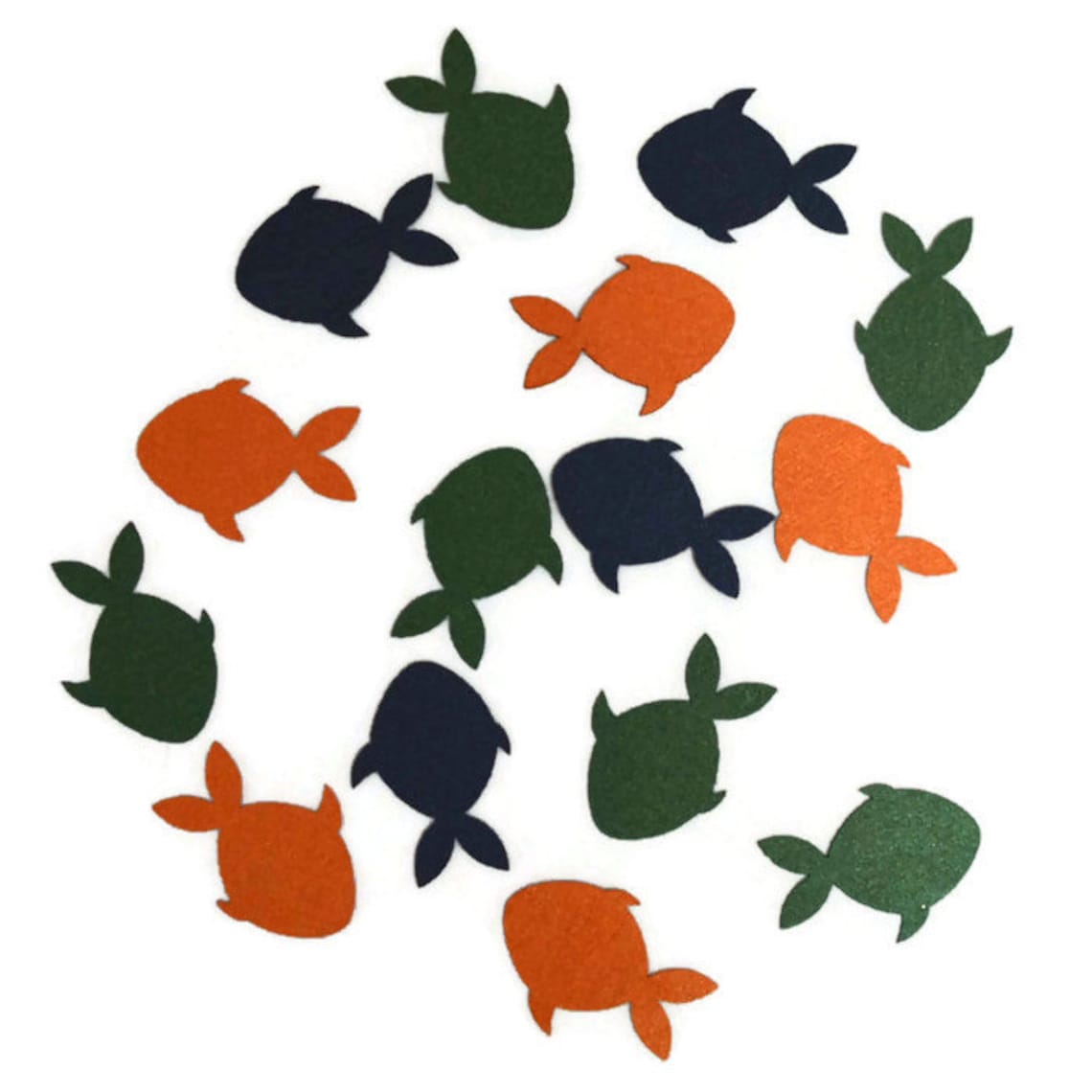 Fish Confetti 100 Pieces Gone Fishing First Birthday Party | Etsy