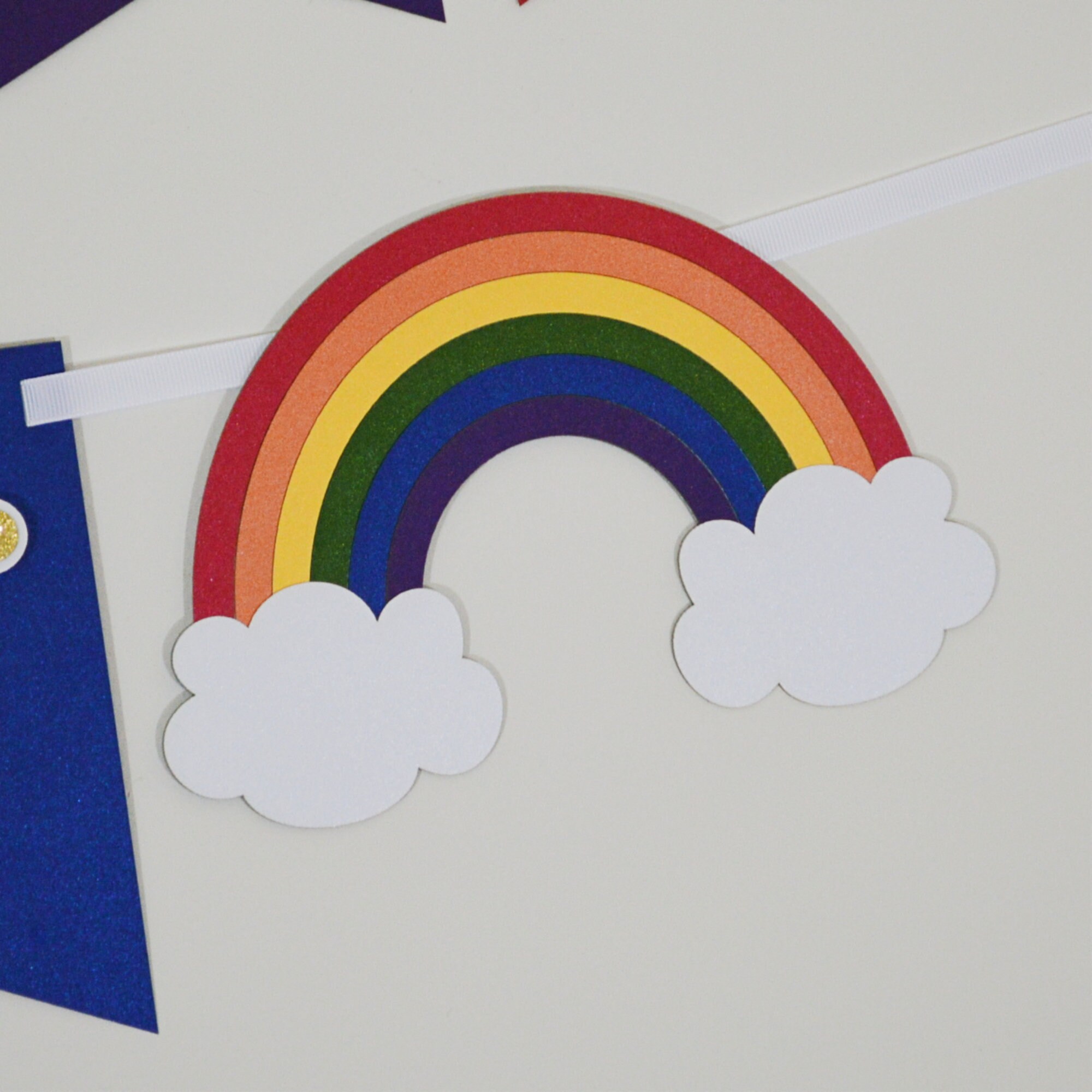 Rainbow Welcome Baby Banner Rainbow Baby Shower Banner | Etsy