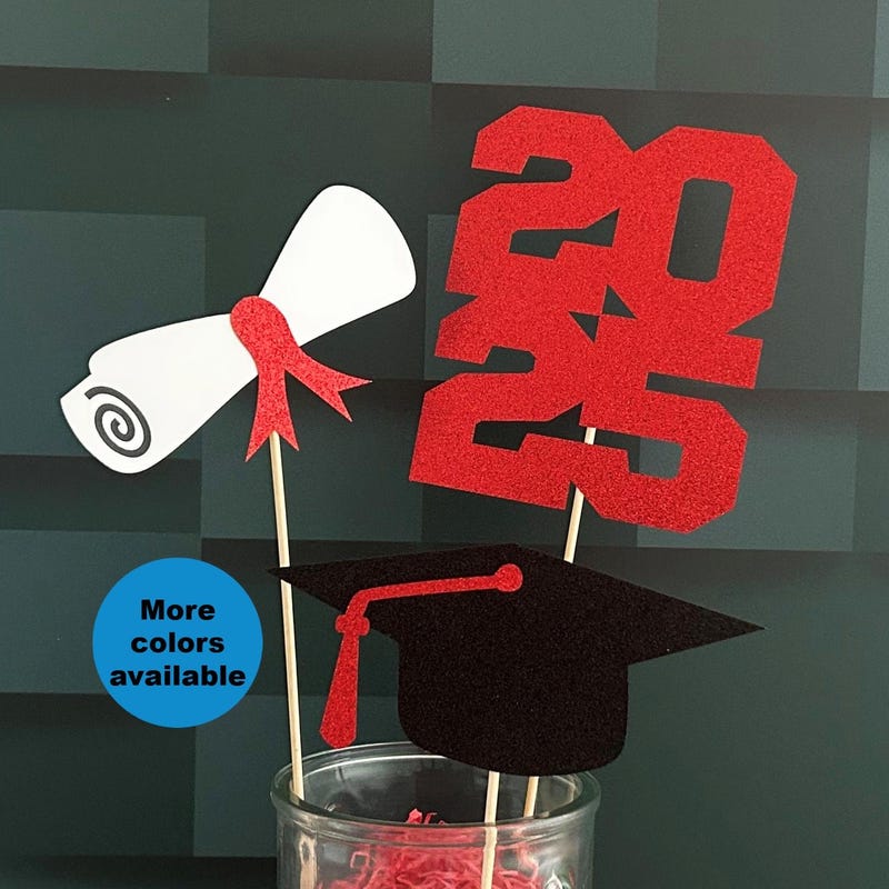 Graduation Centerpiece Sticks - Etsy