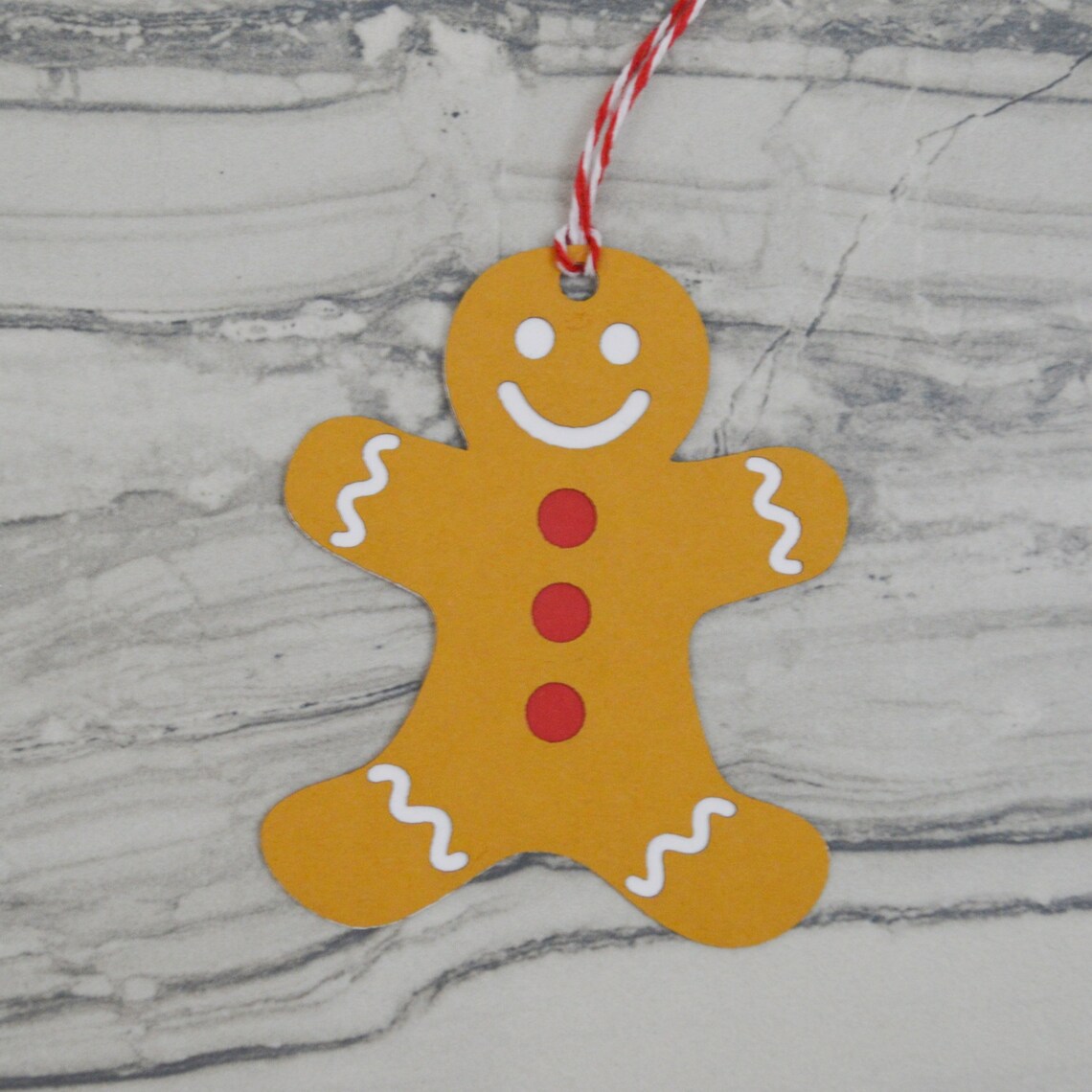 Gingerbread Man Christmas Gift Tags Christmas Cookie | Etsy