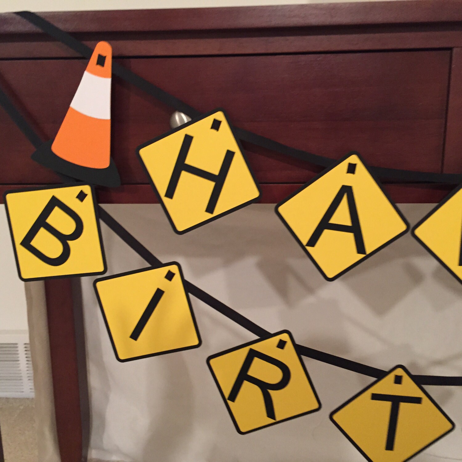 Construction Birthday Banner Construction Theme First - Etsy