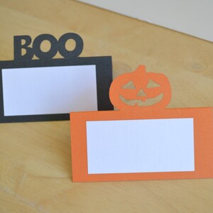 Halloween Place Cards - Set of 12 - Halloween Party Decoration - Spooky ...