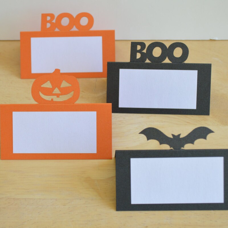 Halloween Place Card - Etsy