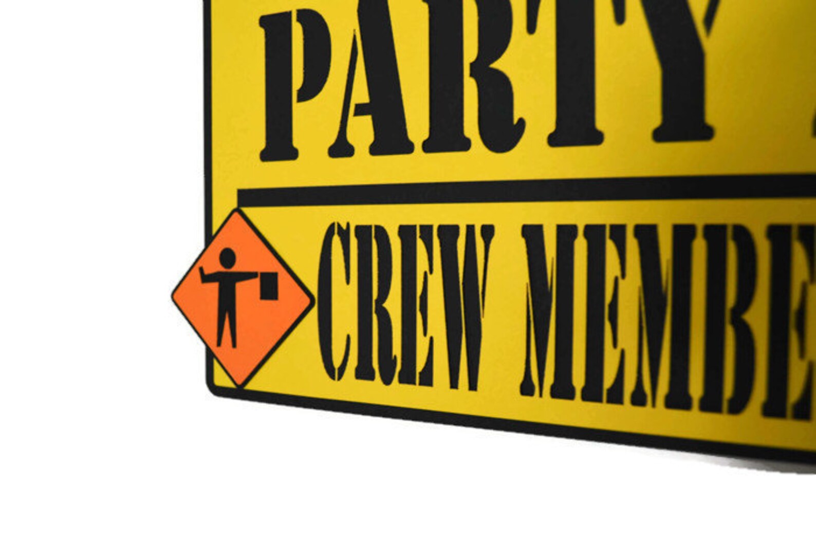 Construction Party Welcome Door Sign - Caution Party Zone ...