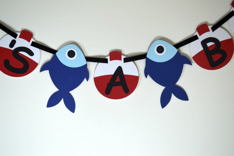 Fishing It's a Boy Banner Gone Fishing Baby Shower | Etsy