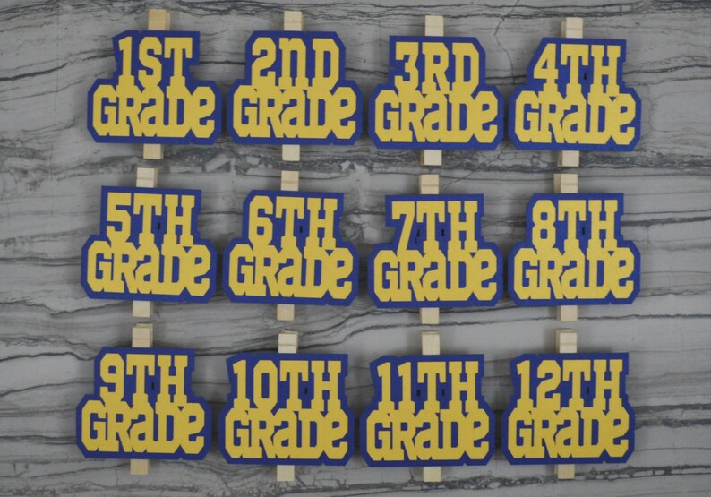 Graduation Photo Clips Preschool Through 12th Grade - Etsy