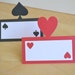 Casino Night Place Cards - Set of 12 - Playing Card Food Tents - Las ...