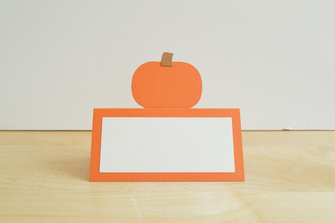 Thanksgiving Place Cards - Set of 12 - Fall Party Decoration - Autumn ...