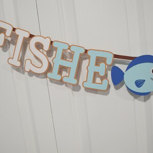 Fish HE or Fish SHE Gender Reveal Banner - Fishing Theme He or She ...