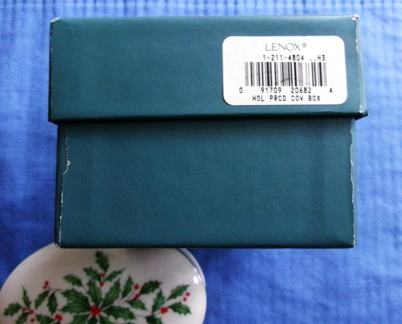 Vintage Lenox Holiday Trinket Box: Pierced Porcelain With 24K Gold Trim ...