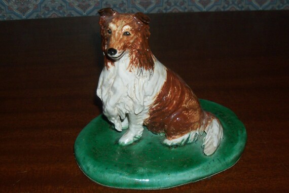 Vintage Custom Handmade Ceramic Clay Sheltie Shetland Sheepdog - Etsy