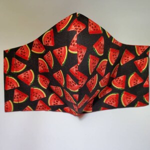 Watermelon Face Mask, Fruit Mask With Sewn in Filter, Triple Layer ...